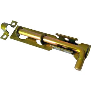 Ferrolho Redondo 2.1/2" Aço Latonado Ouro Preto | Casa+Fácil ...