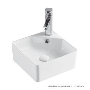 Cuba Suspensa Quadrada 30x30x13cm Dubai Branca Euro | Casa+Fácil ...