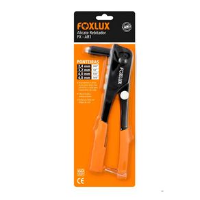 Rebitador Manual 41.01 para 4 Tamanhos Foxlux | Casa+Fácil - casamaisfacil